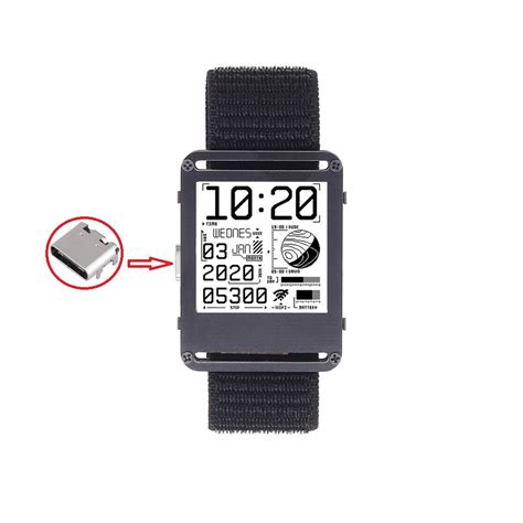 Watch 20plus Esp32可编程开源电子手表智能穿戴手环墨水屏开源 阿里巴巴