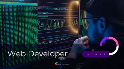 free design template web developer ppt slides