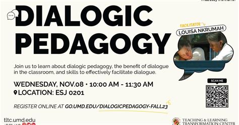 University Of Maryland Calendar Dialogic Pedagogy