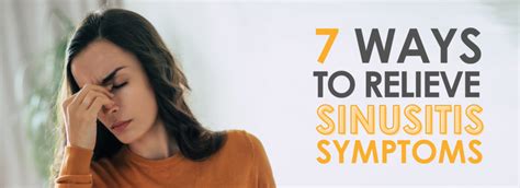 Sinusitis 7 Effective Ways To Manage Your Symptoms