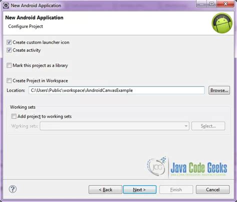 Android Java Graphics Example