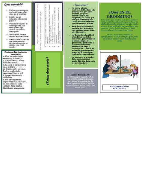 Grooming Pdf Informática