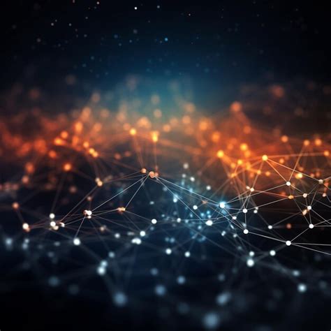 Premium Photo Abstract Technology Background With Connecting Dots And