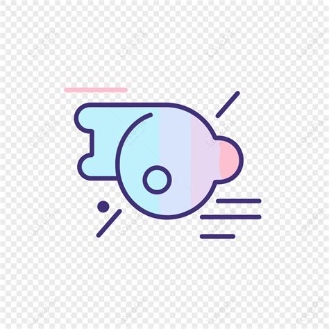 Logotipo De Dibujos Animados De Un Objeto Con Diseño De Línea Degradada