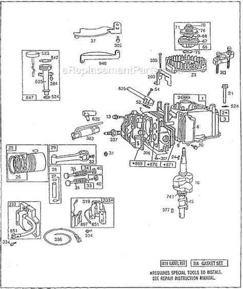 Briggs Stratton Engine Parts List Briggs Stratton Wiring Int