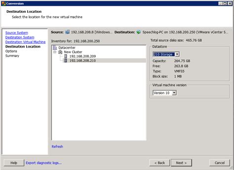การ Convert Physical Server to Virtual Machine AbleNet