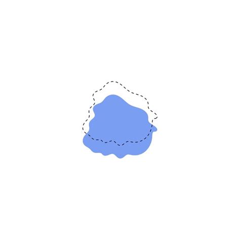 Premium Vector Blob Set Elements With Outline Design