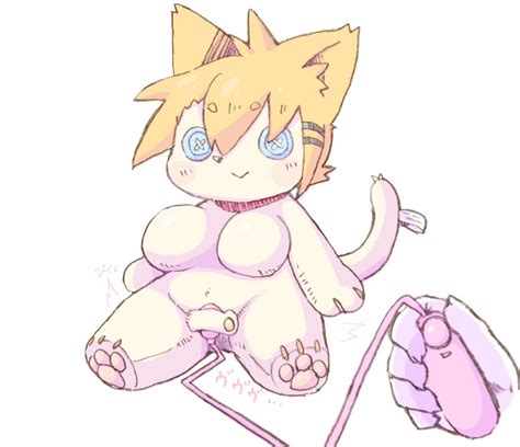 Rule 34 Artist Request Blonde Hair Breasts Canine Furry Plush Short