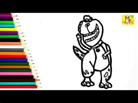 Турбозавры рисунок для детей.Как рисовать Турбозавры.Раскраска ...