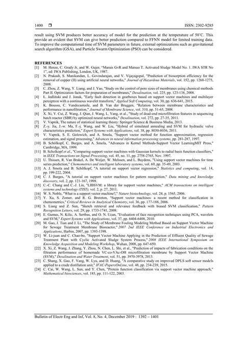 Performance Comparison Of Svm And Ann For Aerobic Granular Sludge Pdf