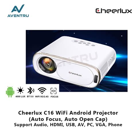 Jual Cheerlux C Wifi Android Lux Smart Projector Proyektor Tv Tuner Shopee Indonesia