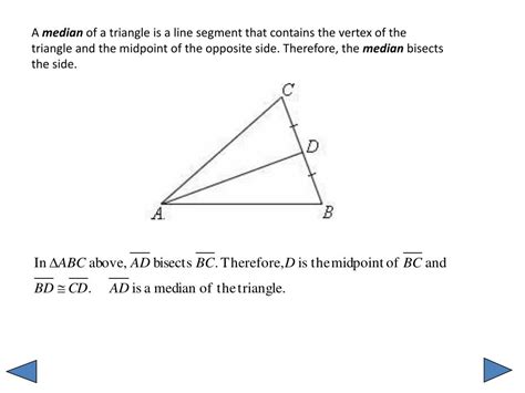 ppt triangles points of concurrency powerpoint presentation free