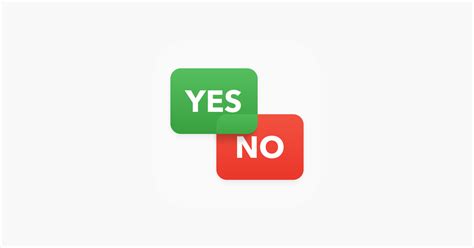 Yes Or No Question Game On The App Store