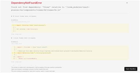 React Planner Examples Codesandbox