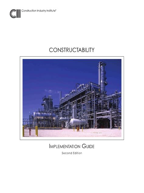 Cii Constructability Pdf Goal Benchmarking