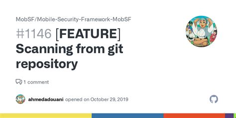 FEATURE Scanning From Git Repository Issue MobSF Mobile Security Framework MobSF