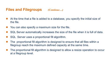 Sql Server Lesson PPTX Databases Computer Software And Applications