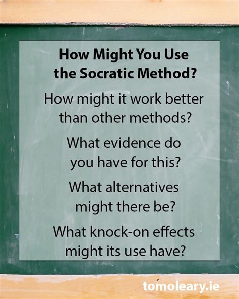 Socratic Method Tom Oleary Ecological Coaching