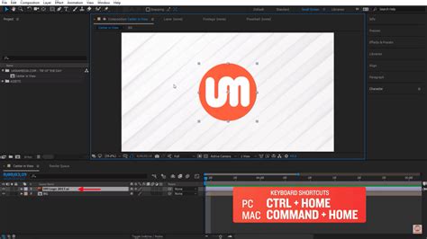 After Effects Tip Center In View Ukramedia