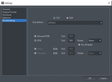 What Are The Recommended Settings For Axis Neuron