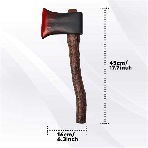 Plastic Axe With Blood Splatter Redstar Fancy Dress