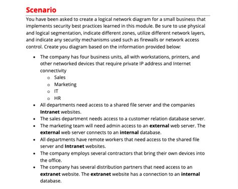 solved you have been asked to create a logical network
