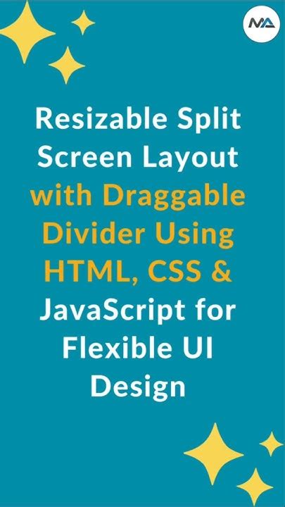 📏 create a resizable split screen in 60 seconds ⏱️ html css