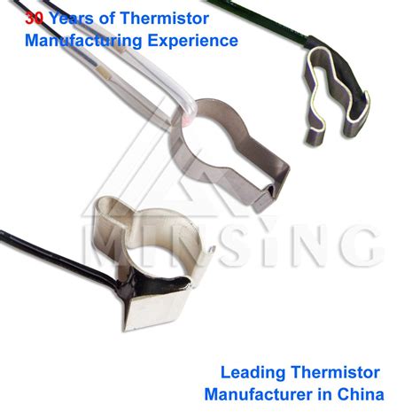 Pipe Clamp Temperature Sensor For Pipeline Temperature Measurement Thermistor And Temperature