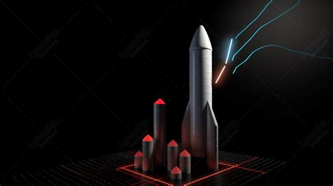 막대 그래프의 전구를 목표로 하는 3d 로켓 위로 배경 비즈니스 성장 배경 증가 배경 이미지 Hd 위로 비즈니스 성장 증가 배경 사진 무료 다운로드 Lovepik