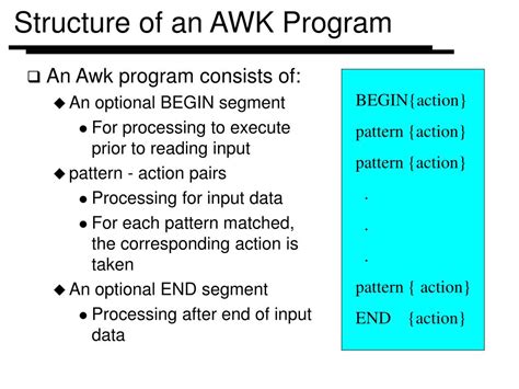PPT Review Of Awk Principles PowerPoint Presentation Free Download ID 3349227