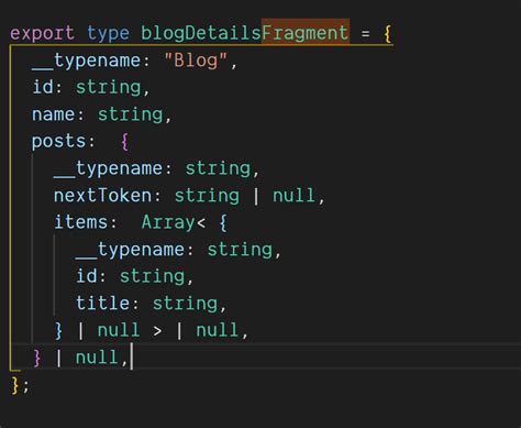 Code Generation For Fragments Does Not Use Correct Typename · Issue