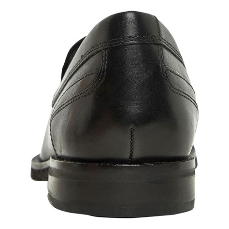 Buy Clarks Mens Un Hugh Step Loafers Black Leather