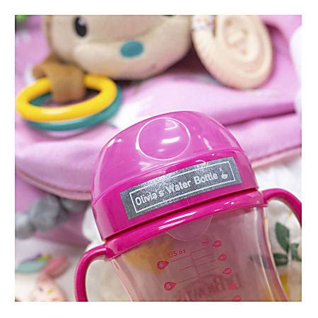 Brother Tze Premium Glitter Laminated Tape X White Inksilver Tape Office Depot