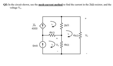 solved q1 use the node voltage method to find the value of