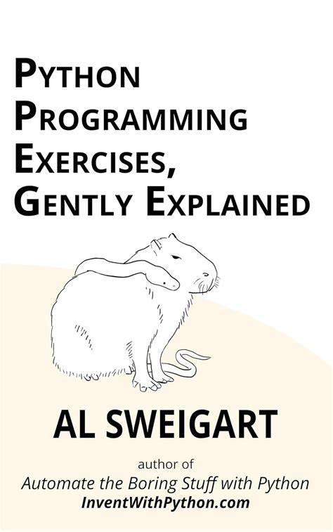 python programming exercises gently explained sweigart al ebook