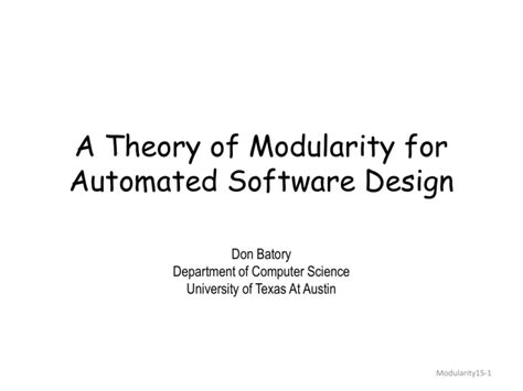 15modularity