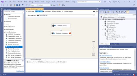 Populate Azure Synapse Analytics From Azure SQL Databases Using SSIS