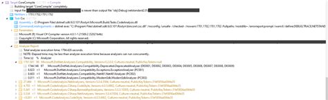 Microsoft DotNet Analyzers Compatibility Deprecated Analyzer Pushes Build Time From S To