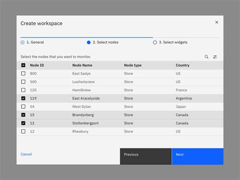 carbon design system progress modal example