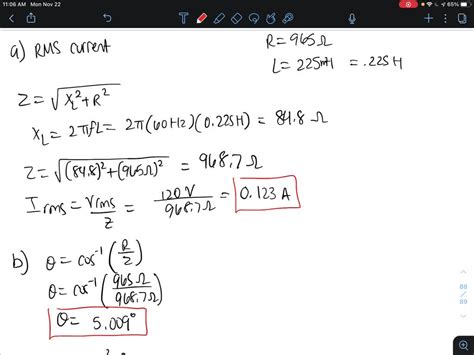 SOLVED Part 1 Applied Voltage Is 6 Volts And 1000 Herts What Is The Current Part 2 Volts