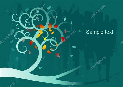 Tree Background Stock Vector By GPimages 48384337