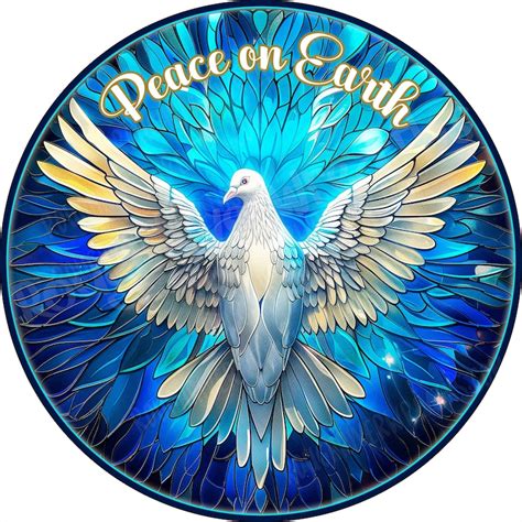 Peace On Earth Xmas Sign Etsy