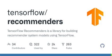 GitHub Tensorflow Recommenders TensorFlow Recommenders Is A Library For Building Recommender