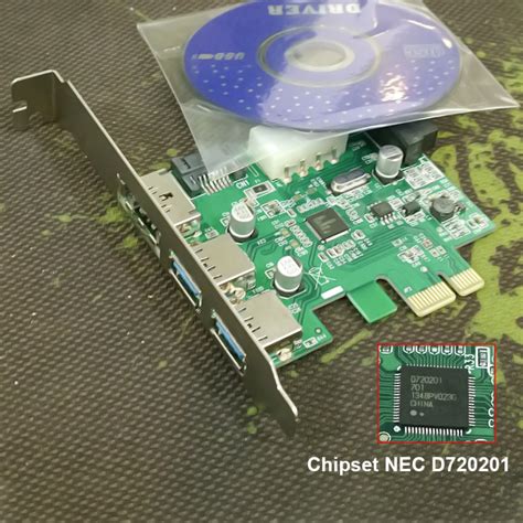 Cạc Pci E Mở Rộng Ra 2 Cổng Usb 3 0 1 Cổng Esata Hỗ Trợ Usb 3 0 20pin