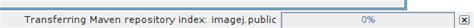 Java Netbeans Keeps Transferring Maven Repository Index Even Though