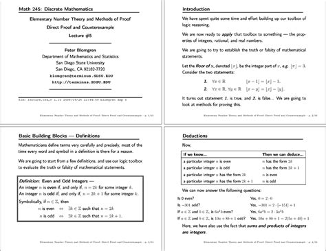 number theory proof