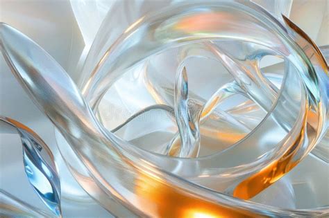 Abstract Glass Sculptures Swirling Forms Dance In Light Creating A Mesmerizing Visual Symphony