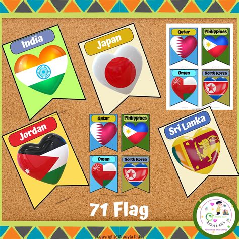 Aapi Heritage Bulletin Board Aapi Country Flags Made By Teachers