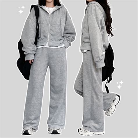 핫텐 봄여름신상🌷계절 크롭 트레이닝 세트 후드집업밴딩바지