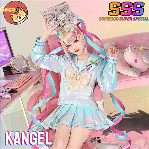 Cocos Sss Game Needy Girl Overdose Kangel Cosplay Costume Game Needy